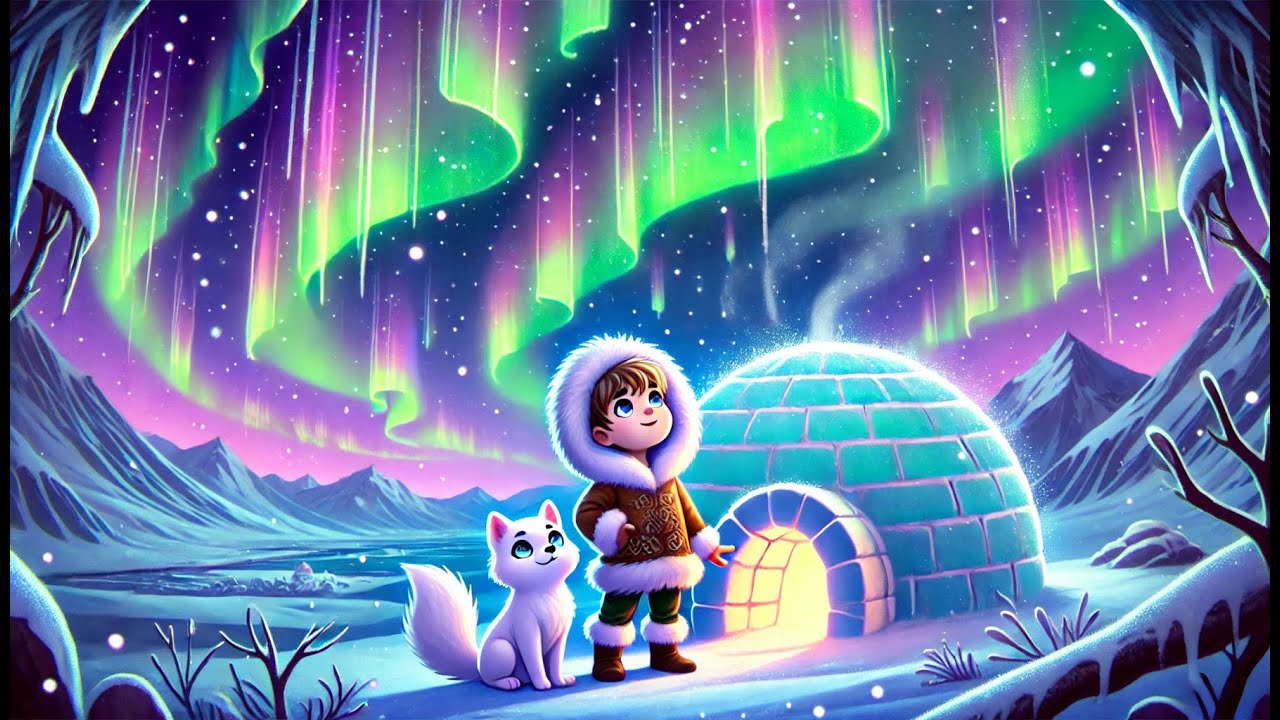 The Little Igloo and the Northern Lights | Bedtime Story and Relaxing ...