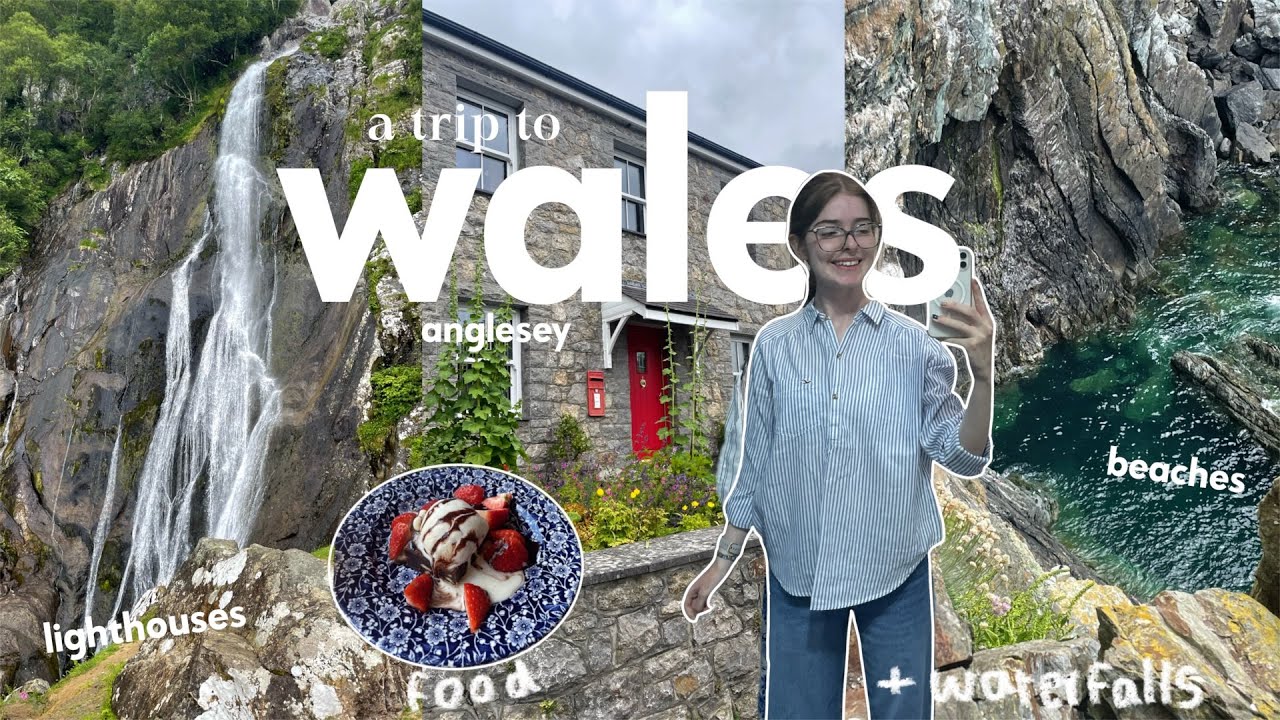 WALES vlog 🏴󠁧󠁢󠁷󠁬󠁳󠁿, exploring anglesey, liverpool ,conwy castle, waterfall, lighthouse’s ...