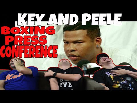 KEY AND PEELE | Boxing Press Conference | Reaction - YouTube