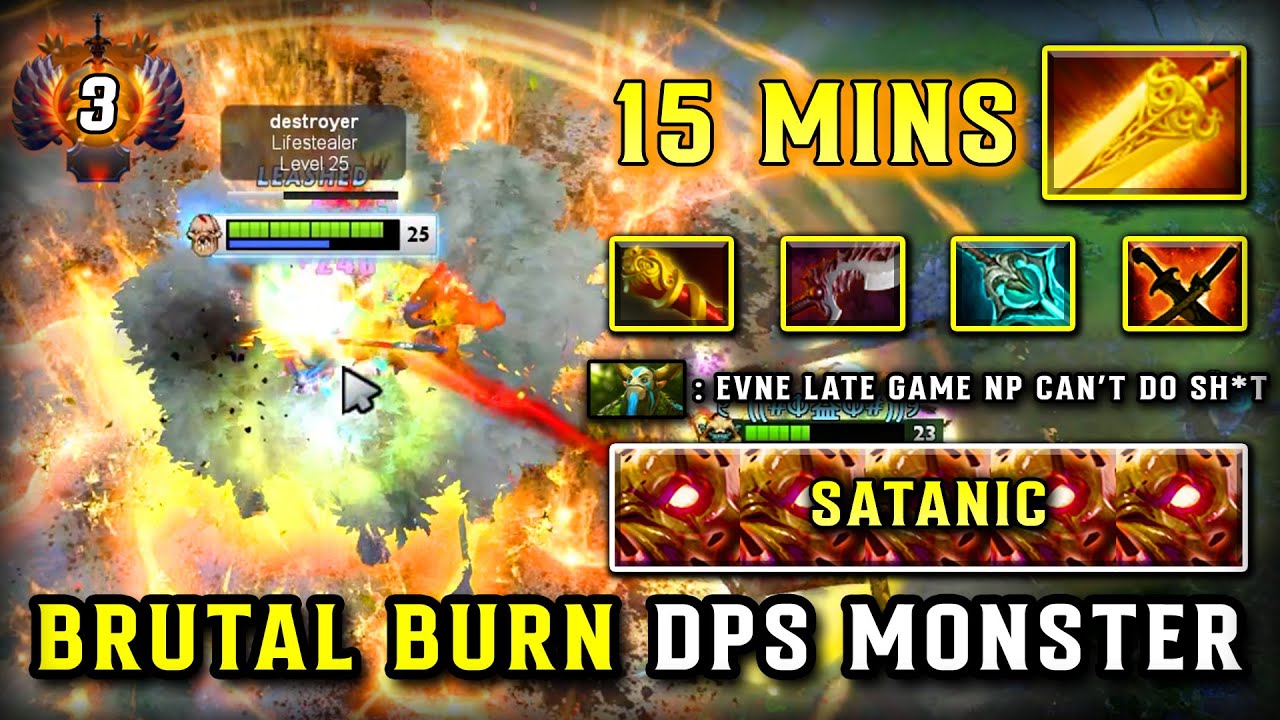 BRUTAL BURN DPS MONSTER CARRY By Satanic Lifestealer 15Mins Radiance ...