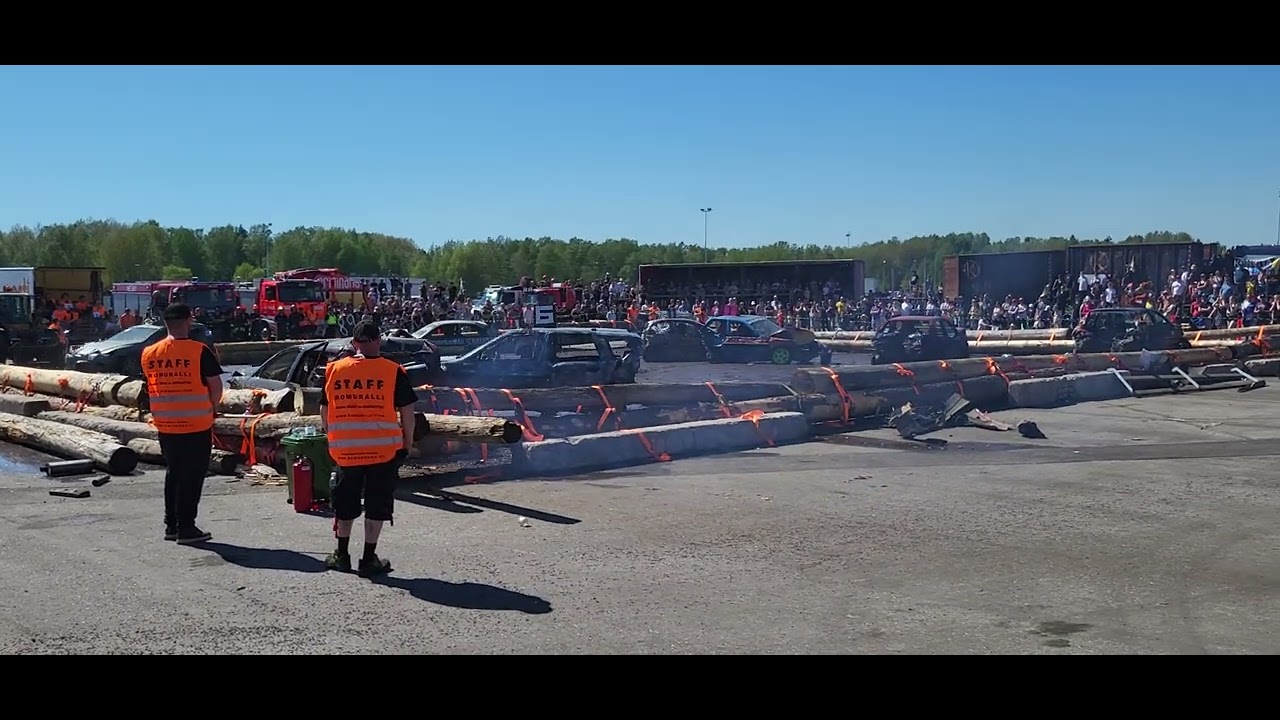 Romuralli Malmi 2024 - Demolition derby - YouTube
