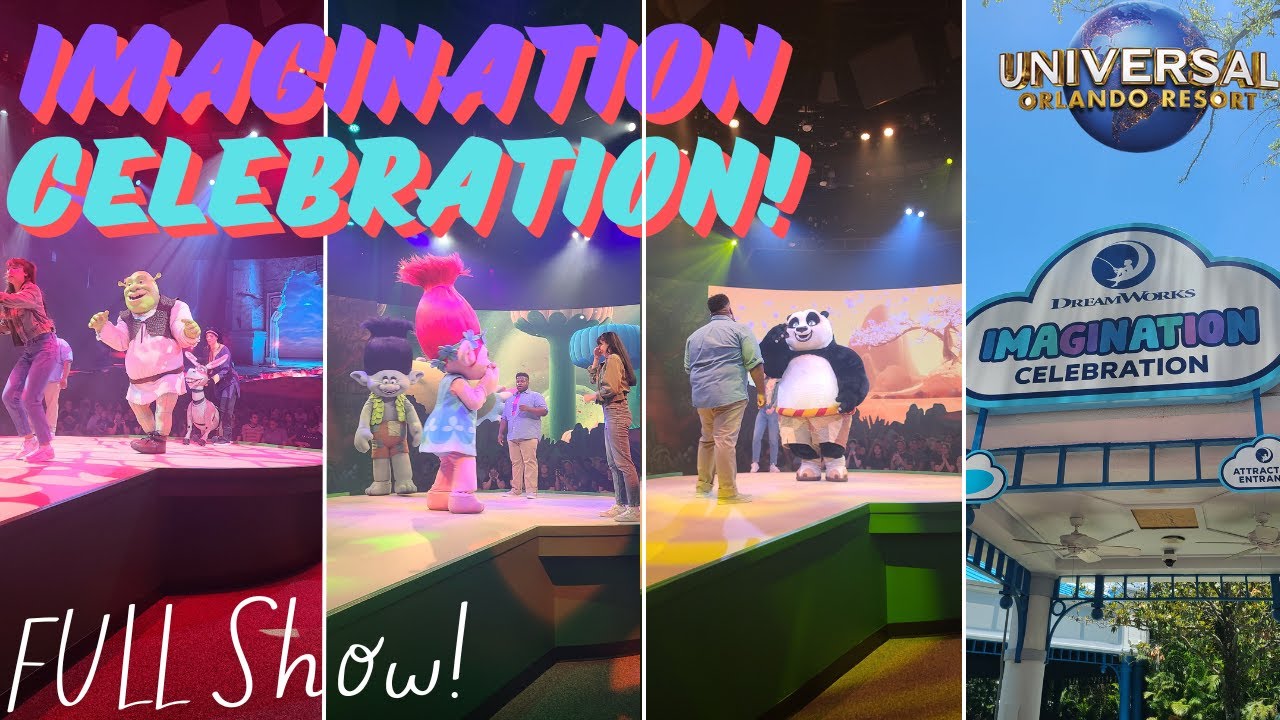 Imagination Celebration! Full Show 2024! DreamWorks Land! Universal Studios, Orlando, Florida ...