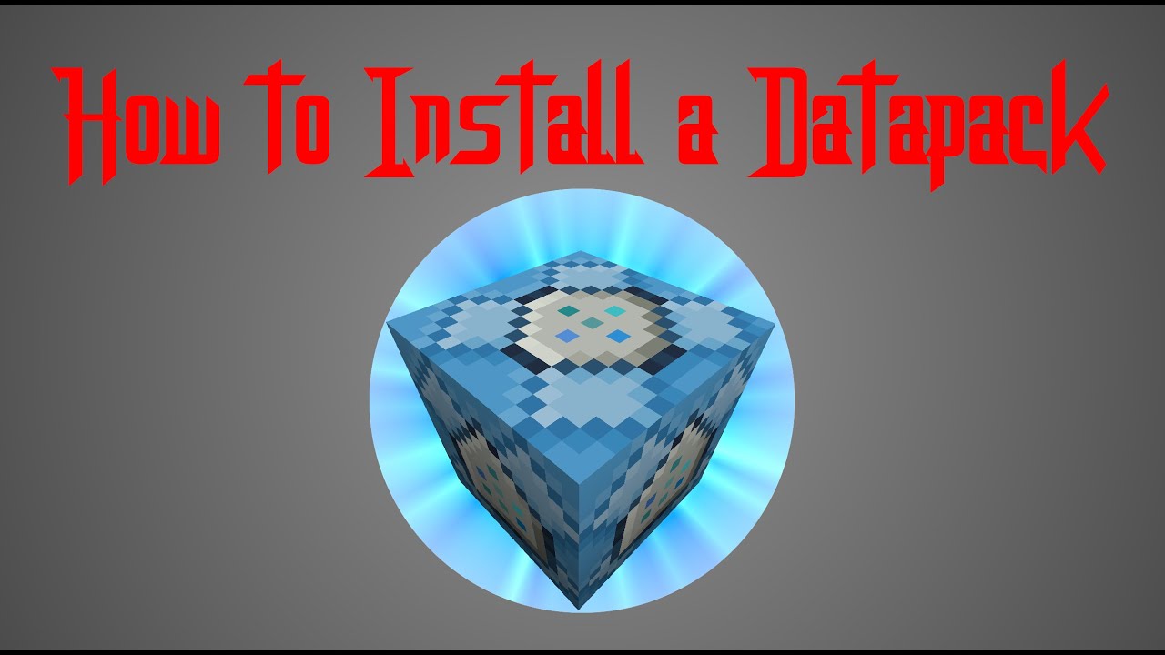 How to install a Datapack - YouTube