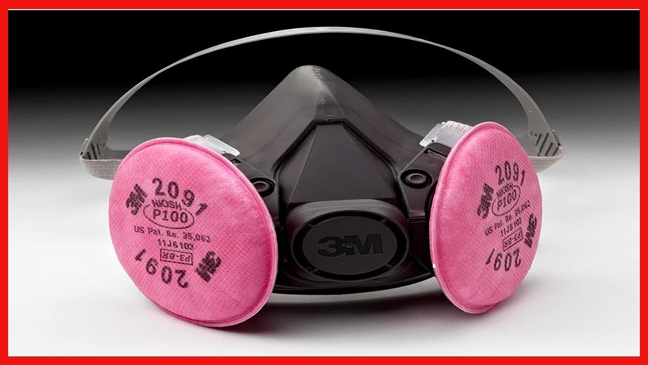 3M Half Facepiece Reusable Respirator Assembly 6391/07003(AAD), Large ...