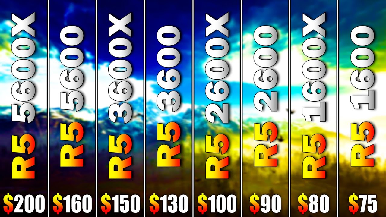 Ryzen 5 5600X Vs 5600 Vs 3600X Vs 3600 Vs 2600X Vs 2600 Vs 1600X Vs ryzen-5-5600x-vs-5600-vs-3600x-vs-3600-vs-2600x-vs-2600-vs-1600x-vs