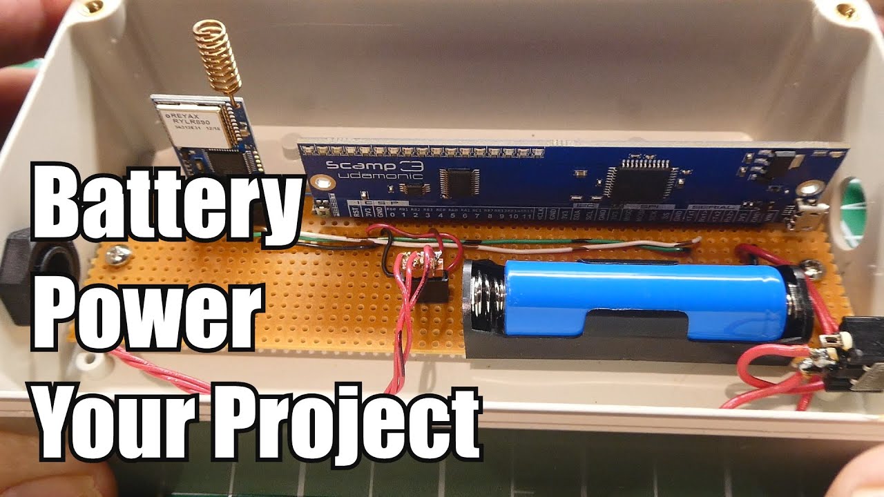 Tip Of The Day / Battery Power Your Project - YouTube