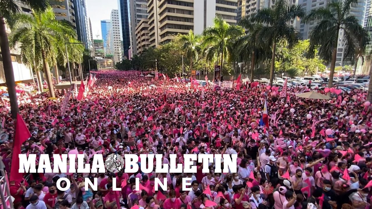 Leni Kiko 'People's rally' in Pasig city highlights - YouTube