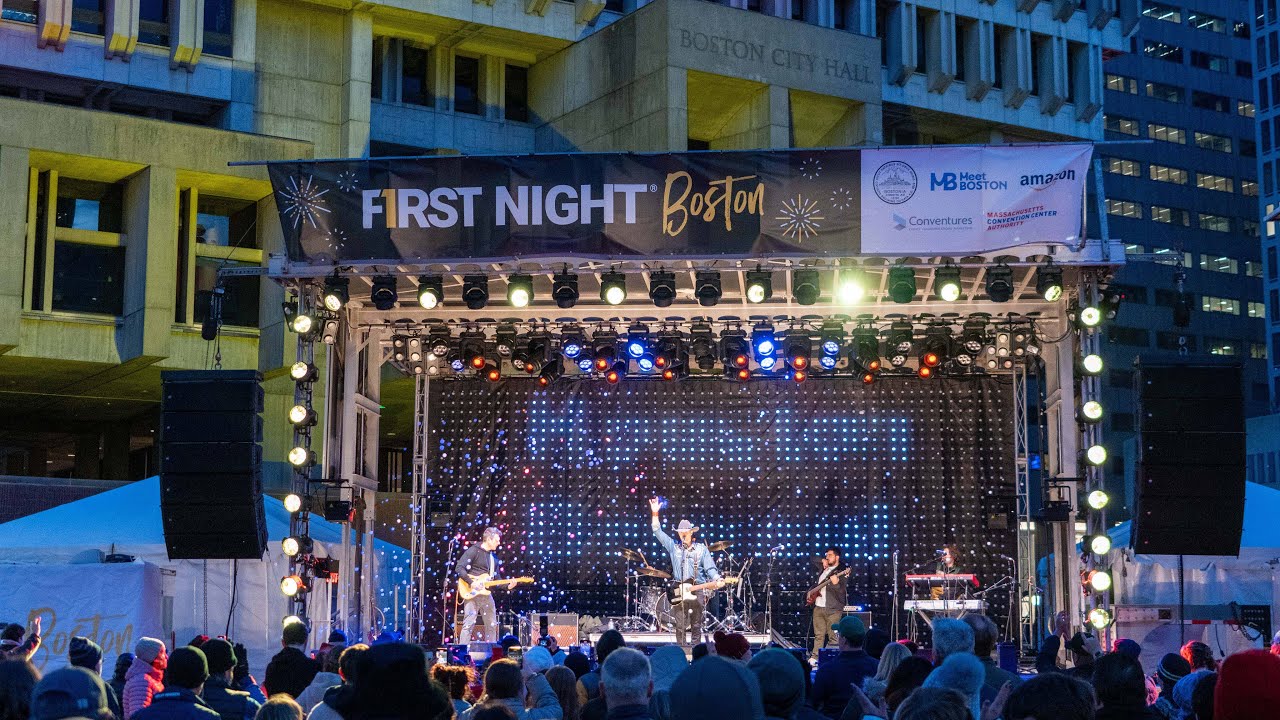 First Night Boston 2025 Parade and Fireworks - 波士頓第一夜 遊行煙火迎新年 - YouTube