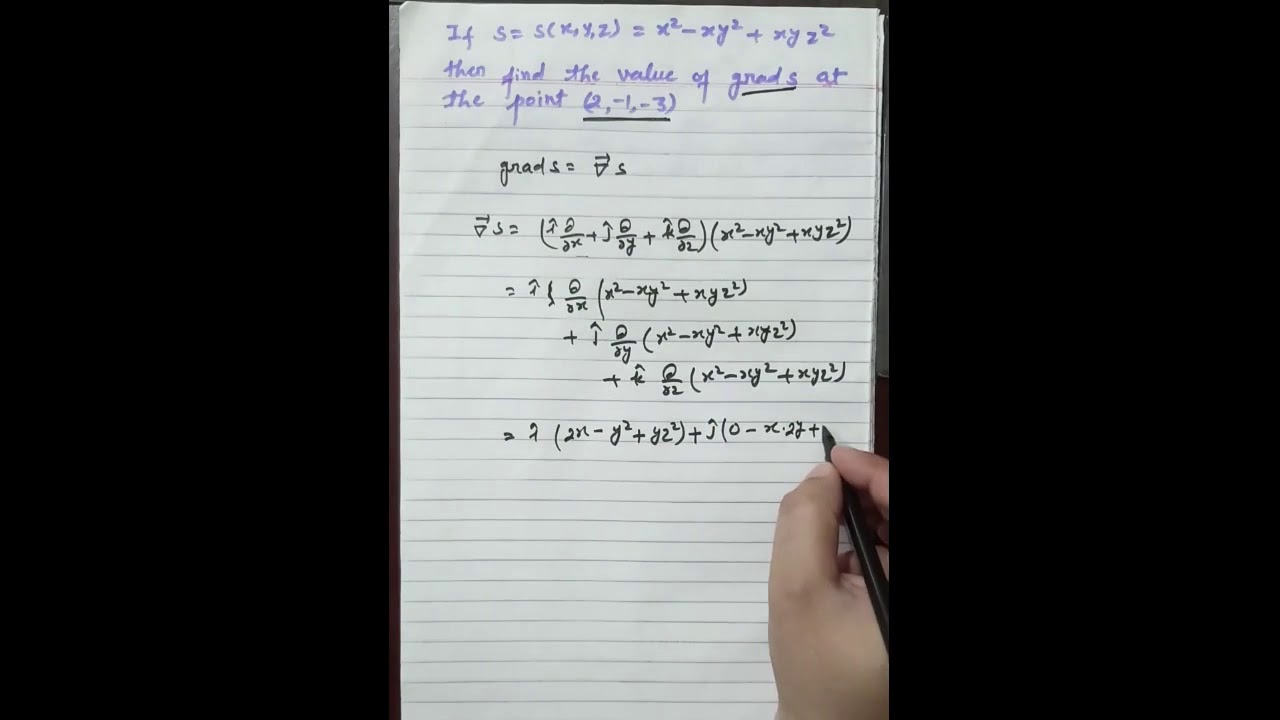 Unit 5 Numerical 2 (Gradient) - YouTube