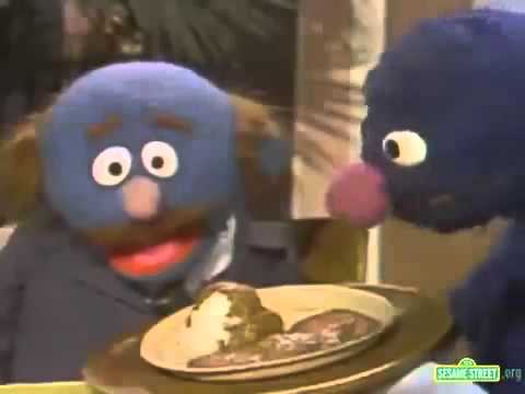 Classic Sesame Street Grover serves first, next, and last - YouTube