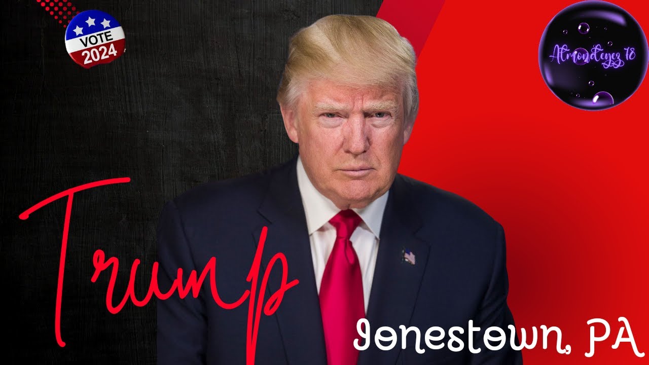 Donald Trump Live In Jonestown, PA - YouTube