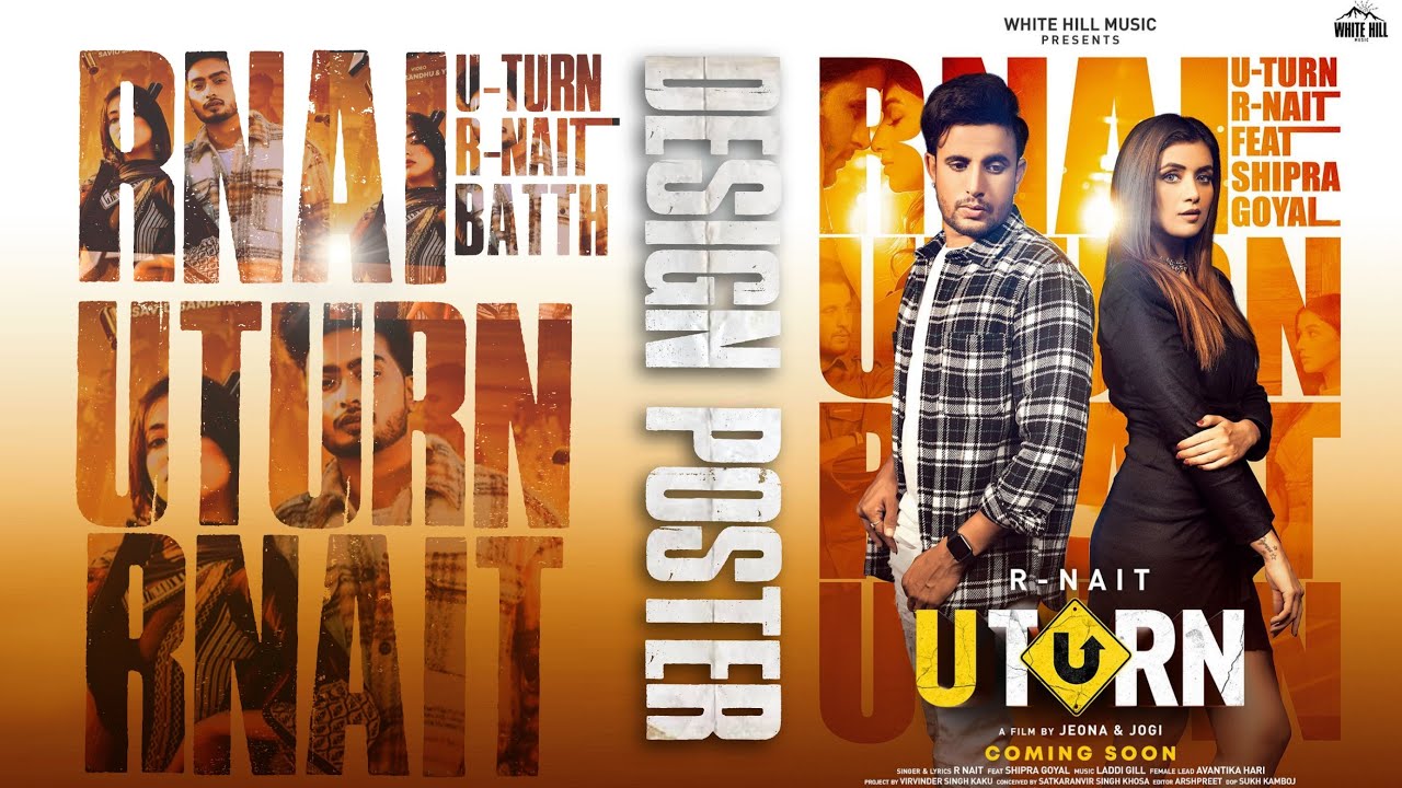 How to make song poster in picsart | like u turn r nait song poster ...