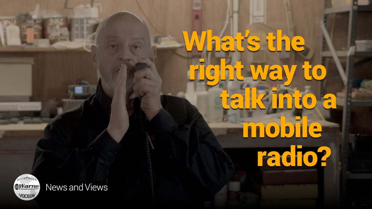 Using a Mobile Two-Way Radio Properly - YouTube