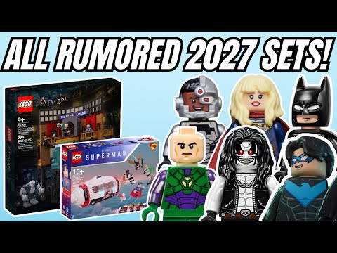 FINALLY! NEW LEGO DC 2027 LEAKED SET LIST! (arkham knight..)