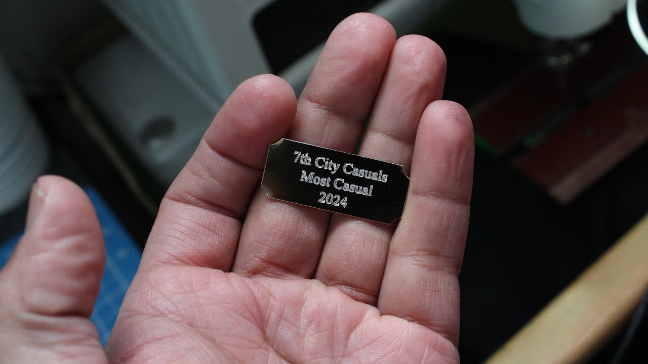 Custom Engraving Gold Plate Engraved with Text - YouTube