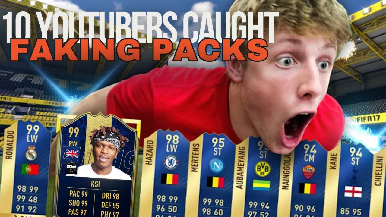 10 YOUTUBERS EXPOSED FAKING PACKS - YouTube