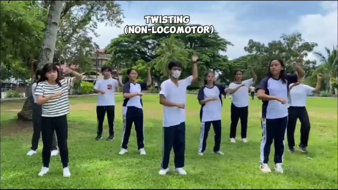 LOCOMOTOR AND NON-LOCOMOTOR MOVEMENTS (Dance Presentation) - YouTube