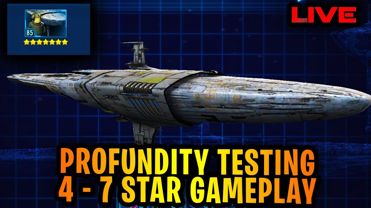 Admiral Raddus Profundity 4 to 7 Star Offense and Defense Testing LIVE ...