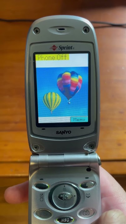 Sanyo SCP-5300 (Sprint) Startup/Shutdown Sequence - YouTube