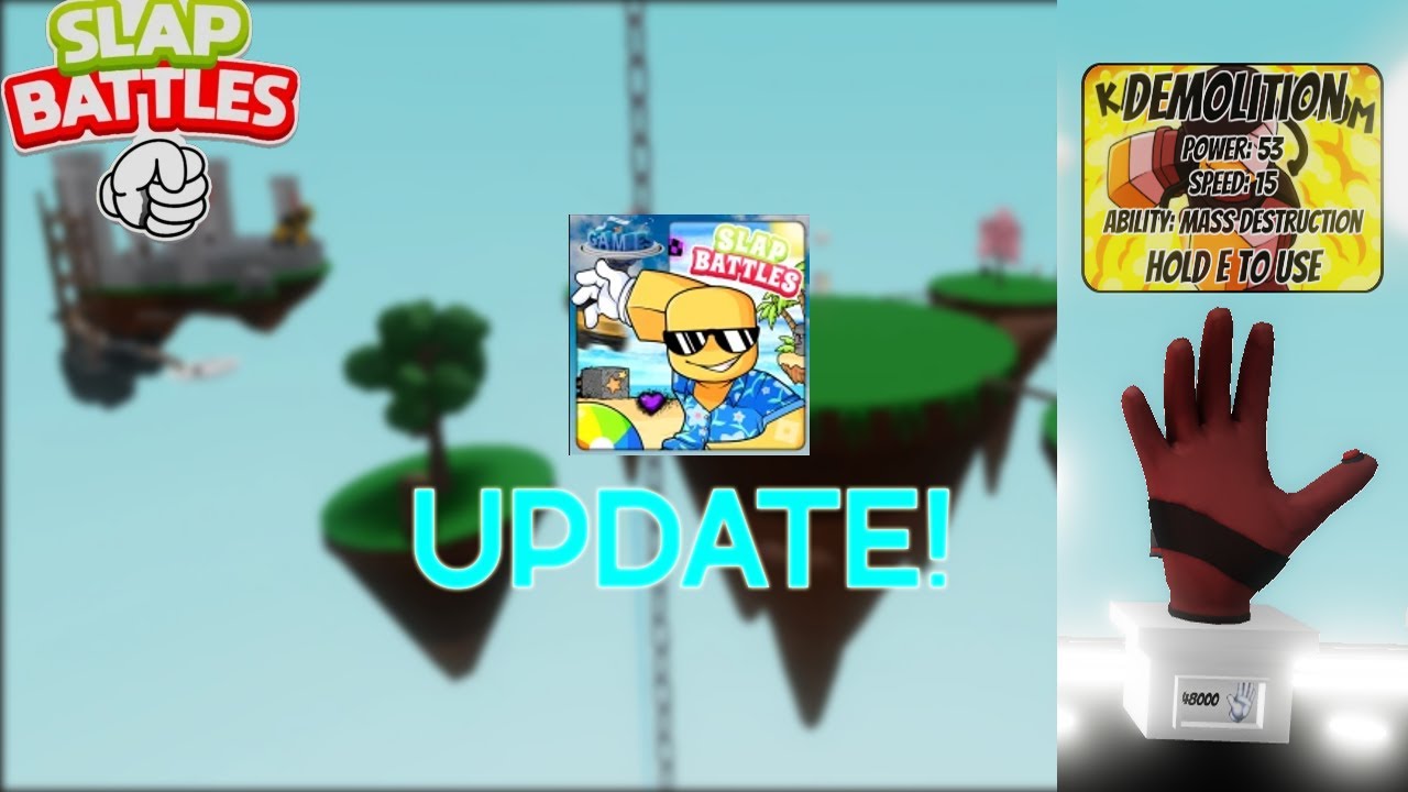 Chegou o Update de verão! |Slap battles😎☀️ - YouTube