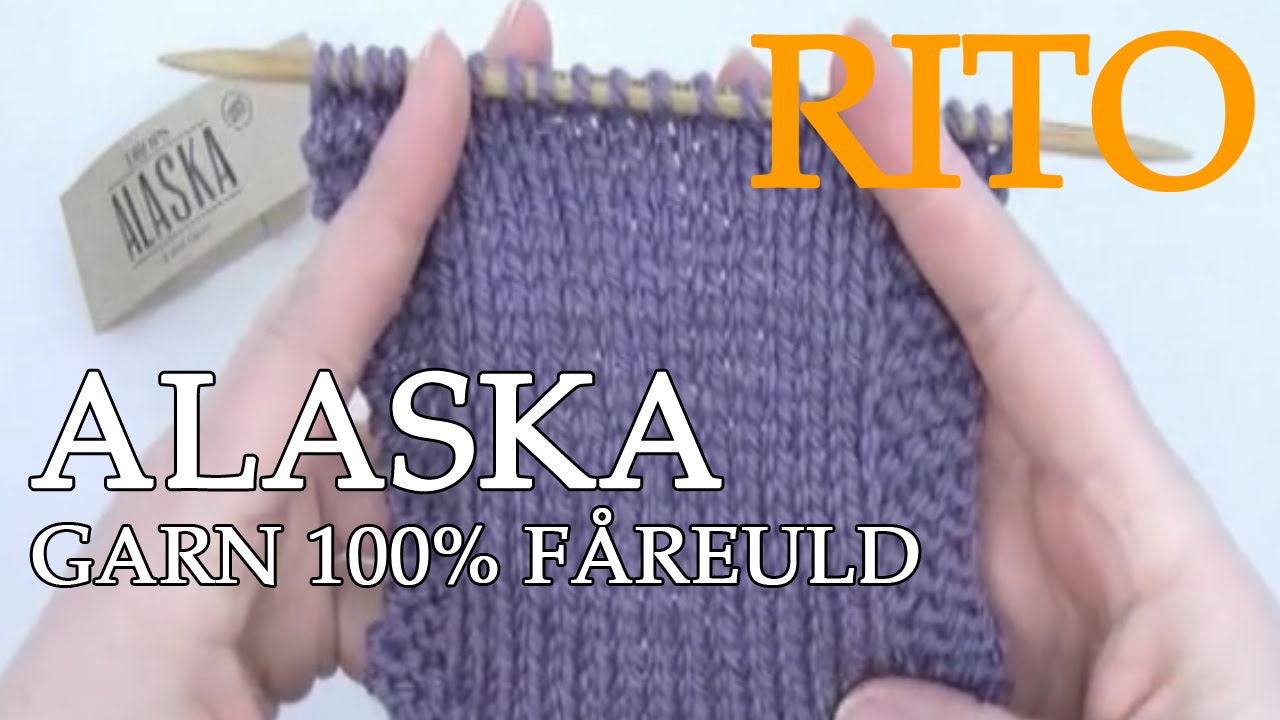 Drops Alaska garn 100% uld - Rito.dk - YouTube