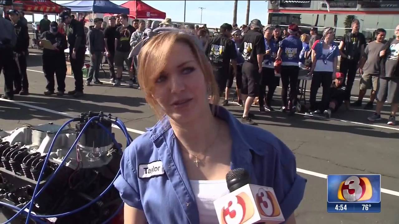 Dobson Students Compete in Pit Crew Challenge - YouTube