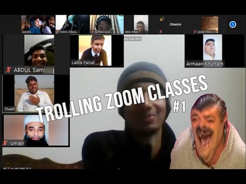 Trolling Online Classes #1| Pakistani Funny Zoom Classes | Funny Online ...