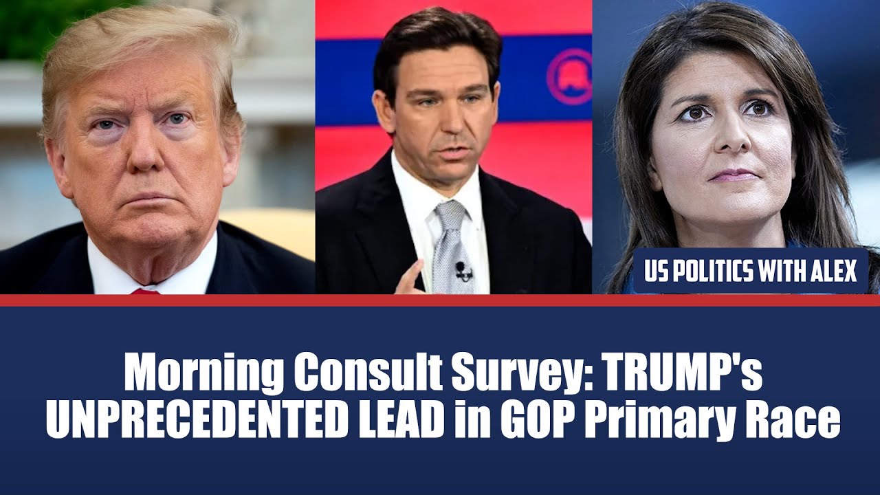Morning Consult Survey: TRUMP's UNPRECEDENT LEAD in GOP Primary Race ...