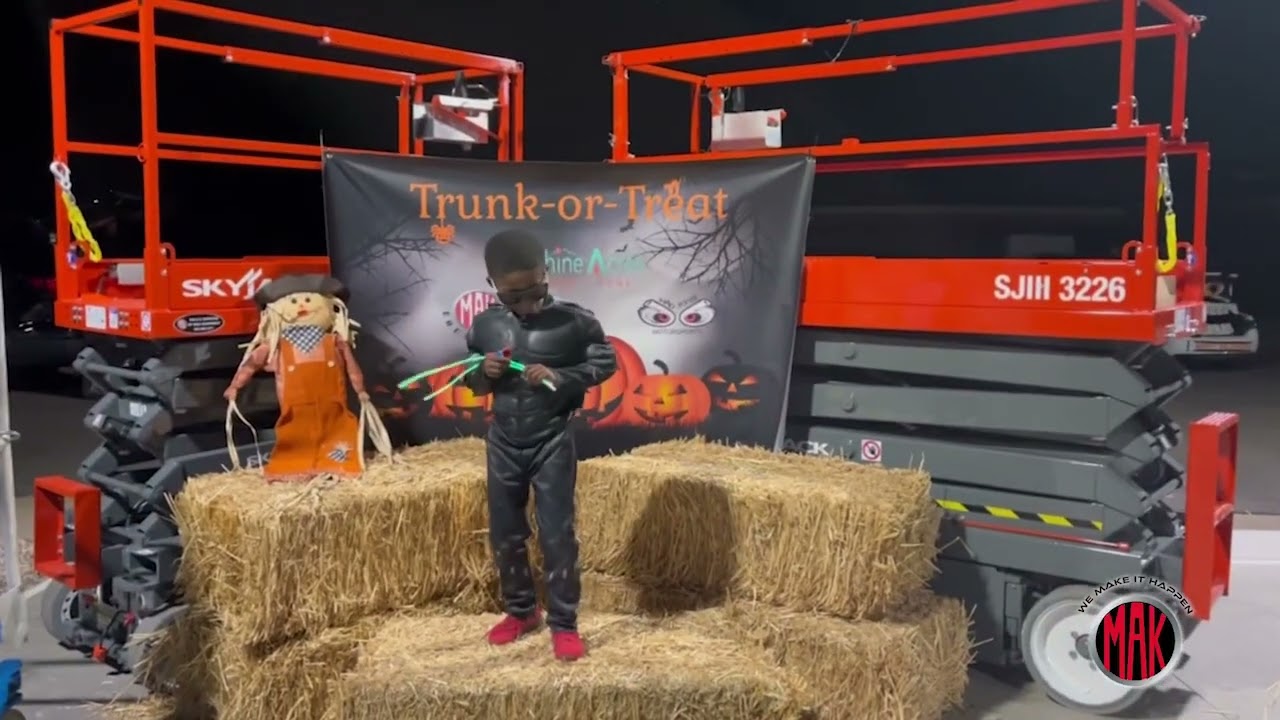 MAK EQUIPMENT - Trunk or Treat Fun! - YouTube
