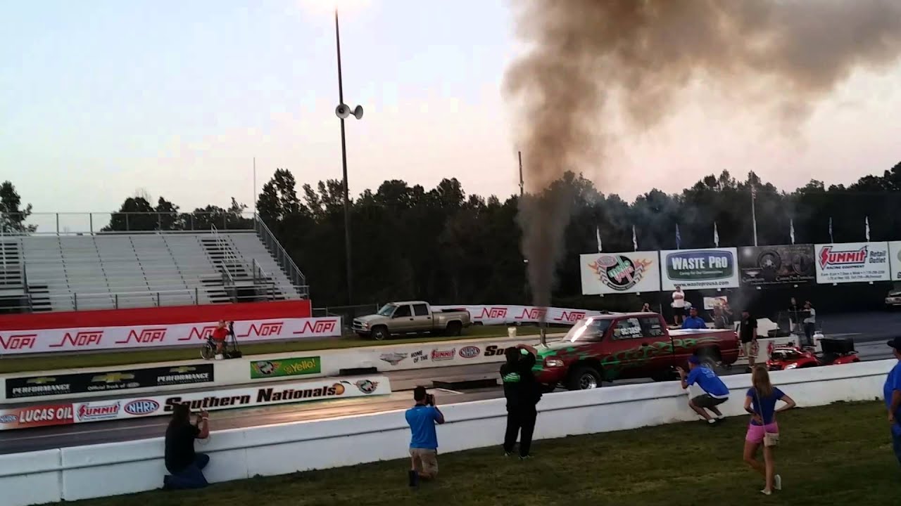 Diesel drag racing (nopi nationals atl 2014) - YouTube