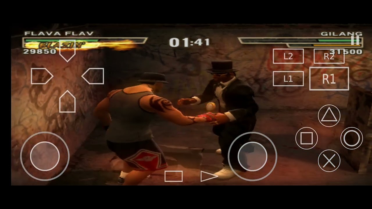 melawan flava flav :def jam fight for ny - YouTube
