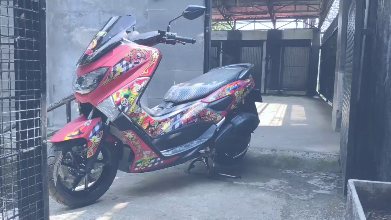 Modifikasi Yamaha Nmax striping tema Bali - YouTube