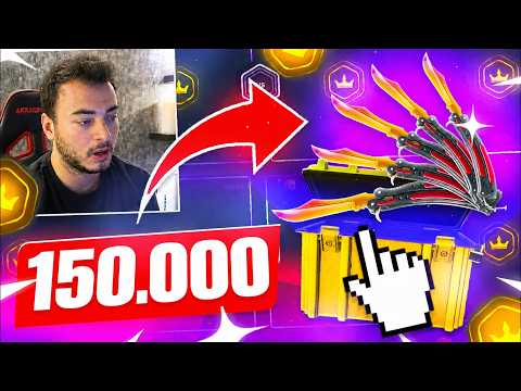 150.000$ KELEBEK BIÇAK KASA SAVAŞINDA LAAAN ŞAKA MI ?! CS2 KASA AÇILIMI 2026 - casehug