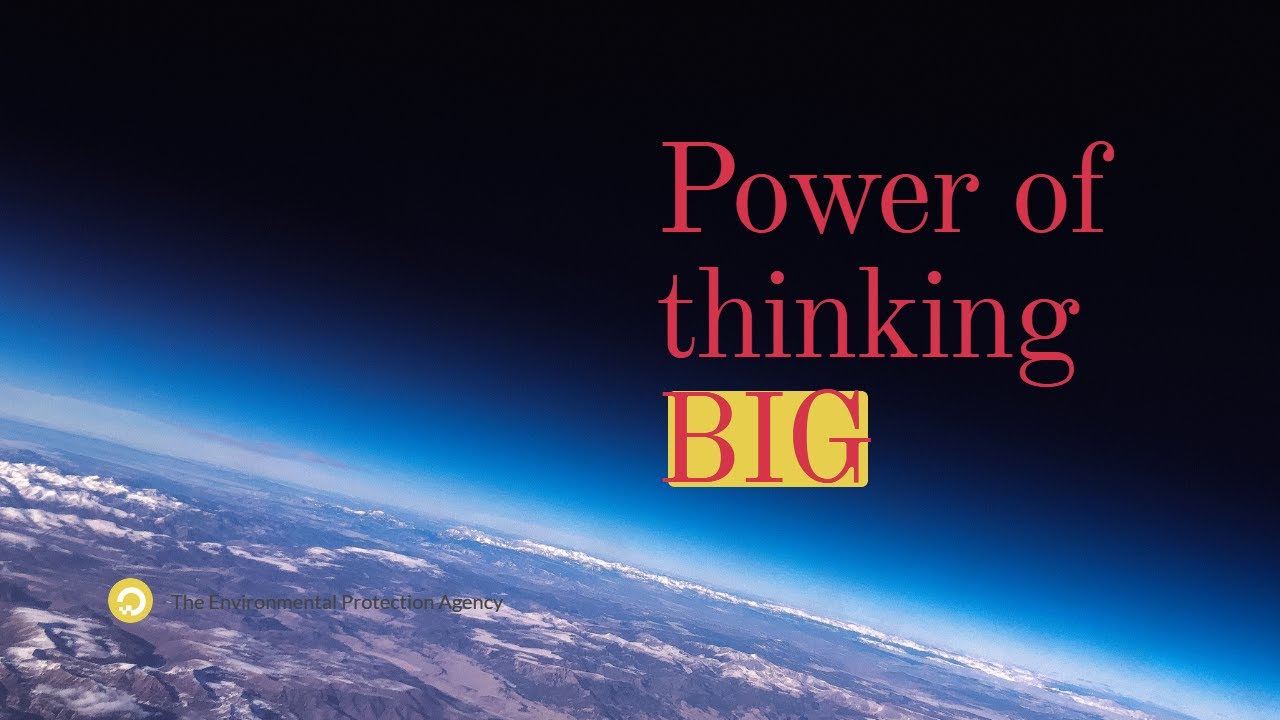 POWER OF THINKING BIG - MOTIVATIONAL AND POSITIVE ATTITUDE SERIES - YouTube