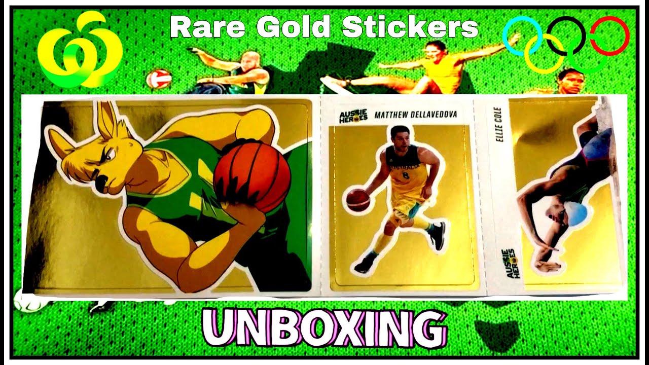 Rare Gold Stickers - Woolworths Aussie Heroes Olympics & Paralympics ...