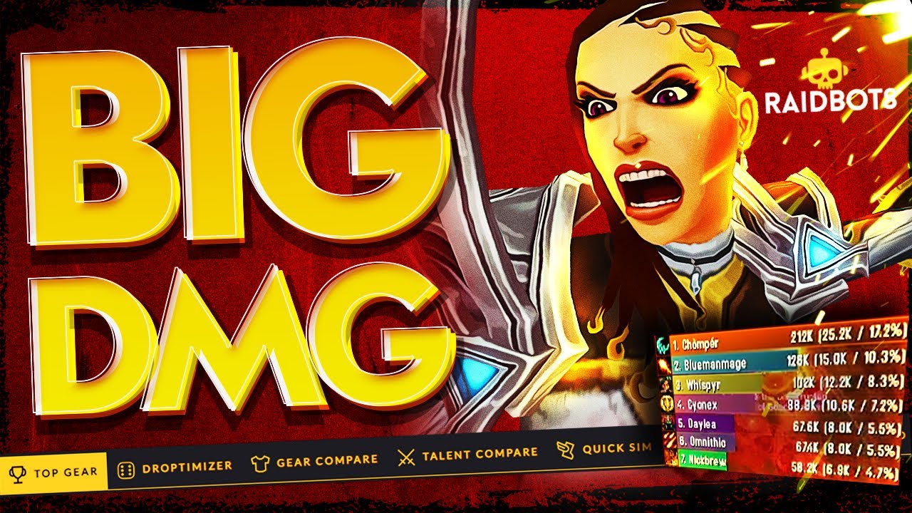 MORE DPS! 9.1 Sim DPS Breakdown - YouTube