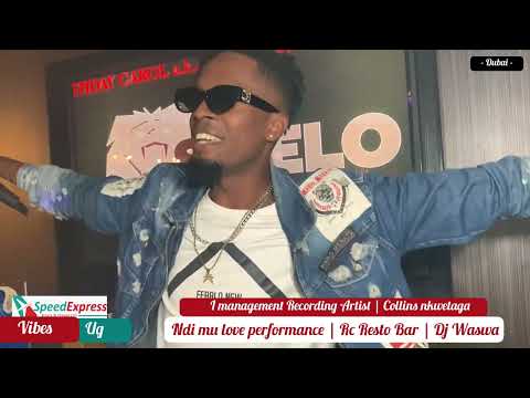 Nkwetaga Collins performs his love sensational song ( ndi mu love ) vibes ug