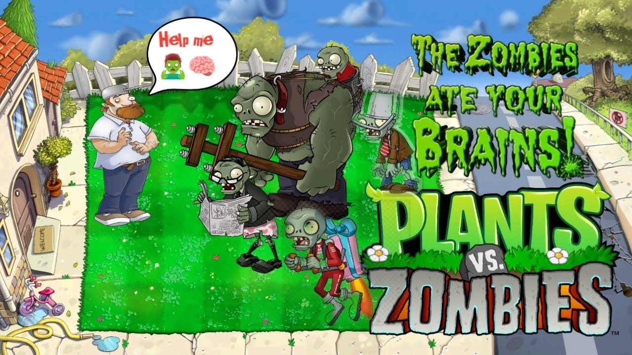 Plants vs Zombies Pvz 1 Epic Gameplay and mini challenges don't dare to ...