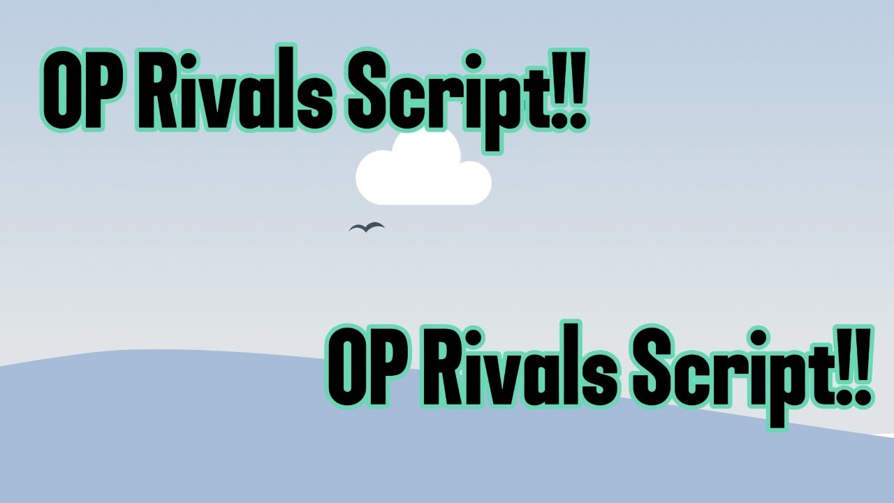 Rivals OP Script Free!!!!!! - YouTube