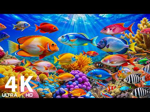 4K Чудеса на дълбокия океан – Морски живот и животни с музика за спокойствие и сън #15