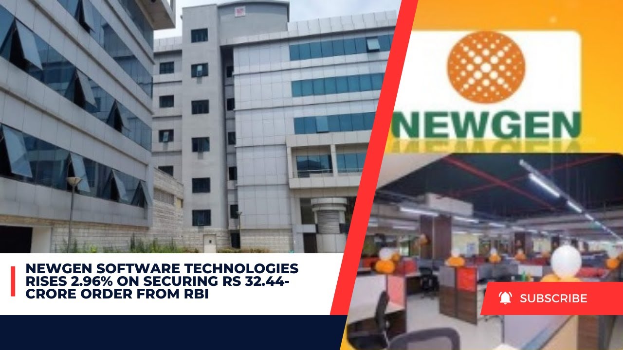 Newgen Software Technologies Rises 2.96% on Securing Rs 32.44-Crore ...