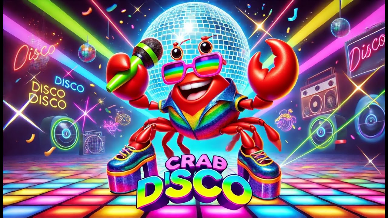 Crab Disco! 🦀 Fun Crab Dance Song for Kids | Underwater Party ...