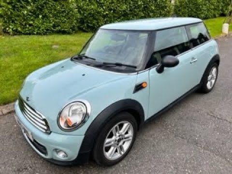 2012 MINI One with Pepper Pack in Ice Blue & Full Leather Sports Seats ...