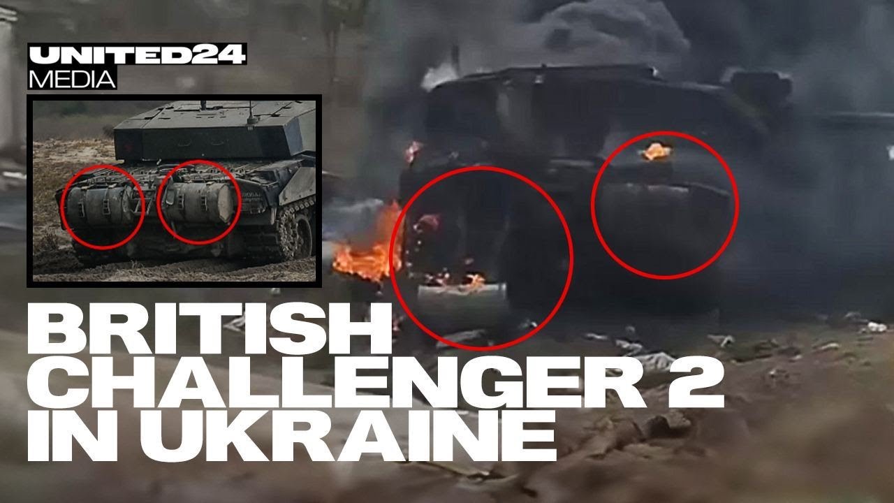 About British Challenger 2 Tank in action 🇺🇦 & First Challenger 2 ...