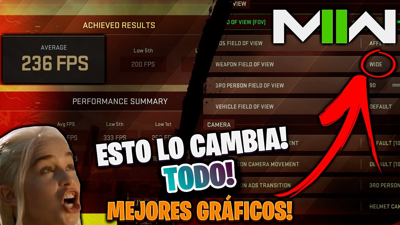USA ESTA CONFIG para +200 FPS! Call of Duty Modern Warfare 2 (2022) v1 ...