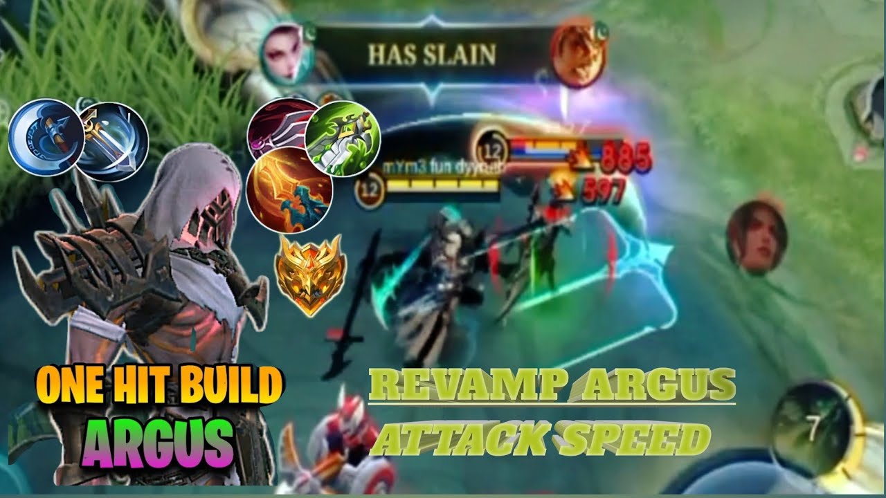 (Argus revamped attack speed) argus one hit build high damage.best ...