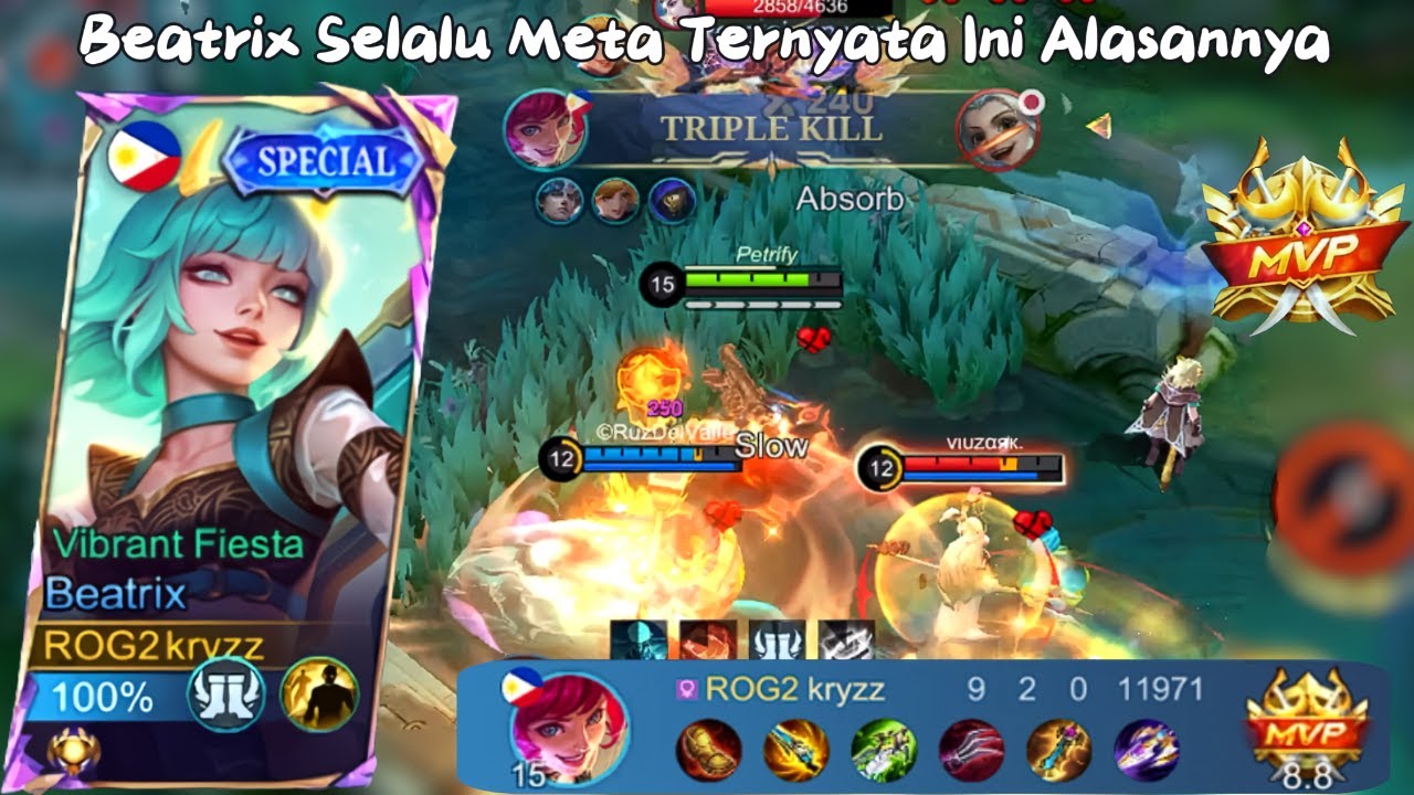 Beatrix Selalu Meta Ternyata Ini Alasannya| The Best Gameplay Beatrix ...