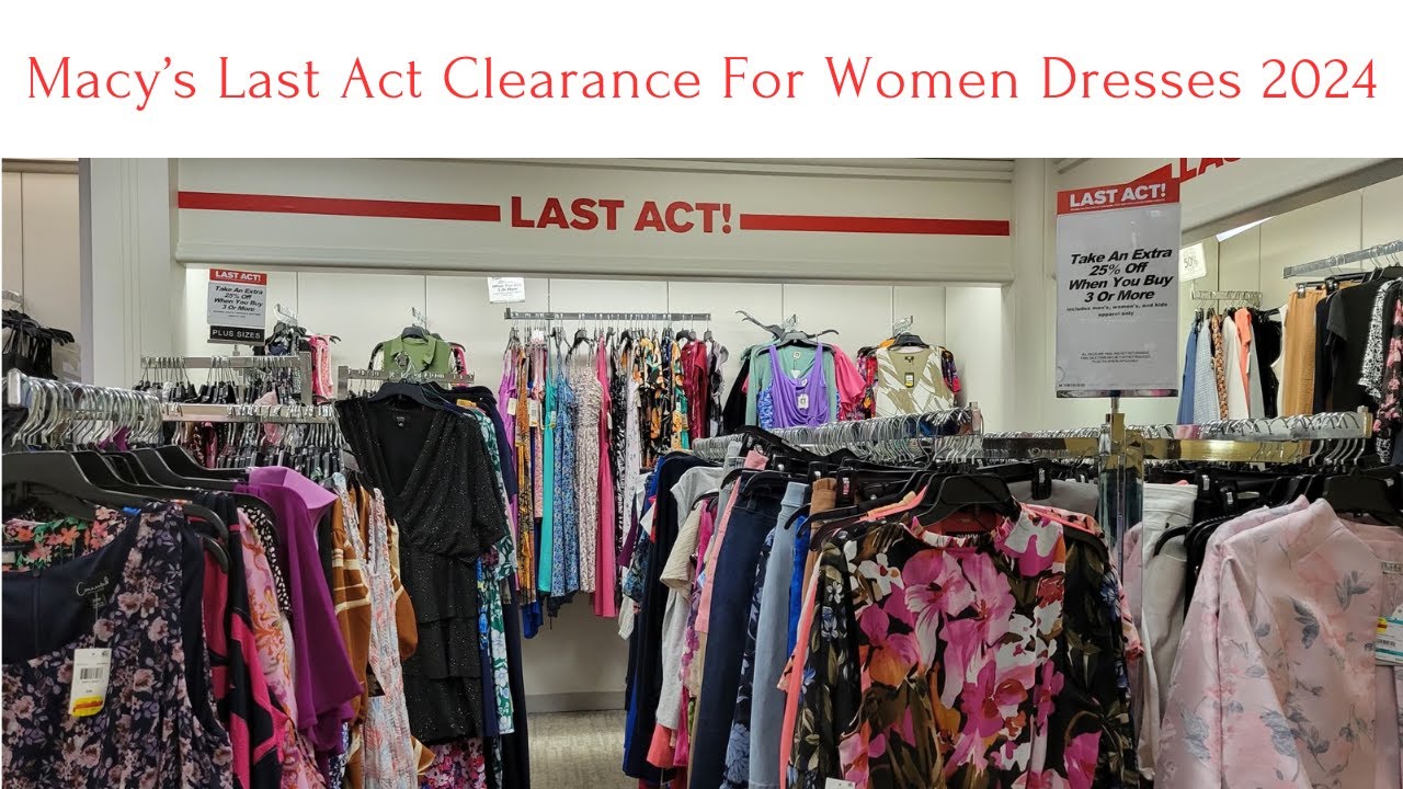 Macy's Last Act Clearance For Women Dresses 2024 I Shop With Me - YouTube