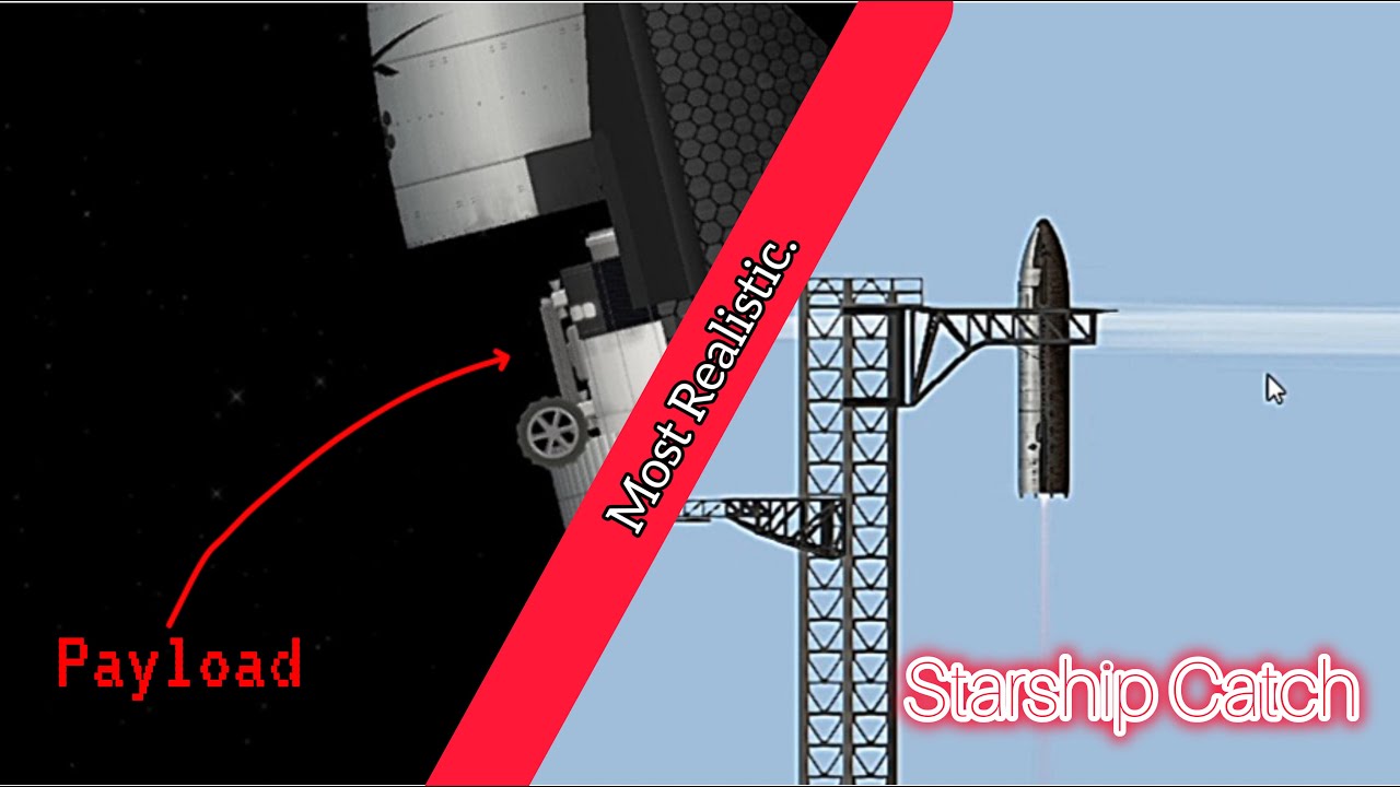 Starship's first heavy payload in LEO - YouTube