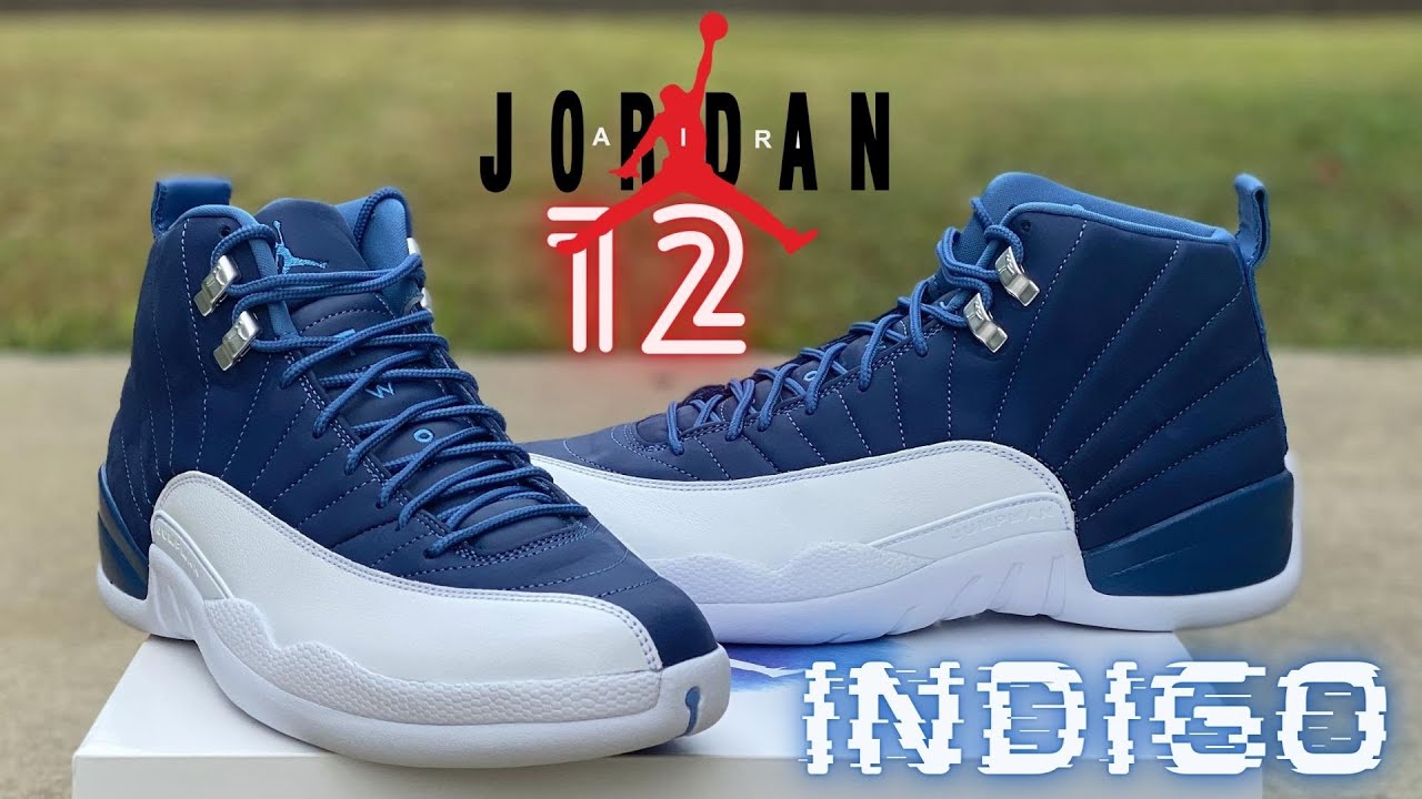 JORDAN 12 "INDIGO" REVIEW!! - YouTube